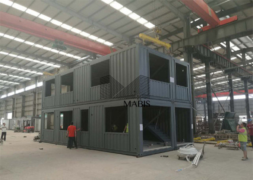 Multi Story Shipping Container Retail Store , Flexible Design Prefab ...