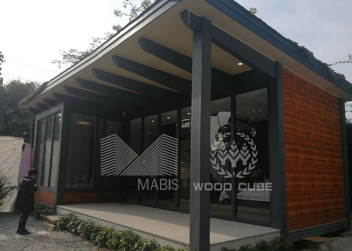 Insect Prevention Prefab Tiny House With Galvanized Q550 Light Steel Frame